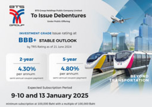 BTS Group to offer 2 tranches of unsubordinated and unsecured ...